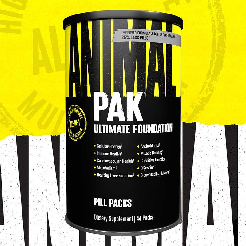 Animal Pak: el multivitamínico más completo para la fuerza y el ...