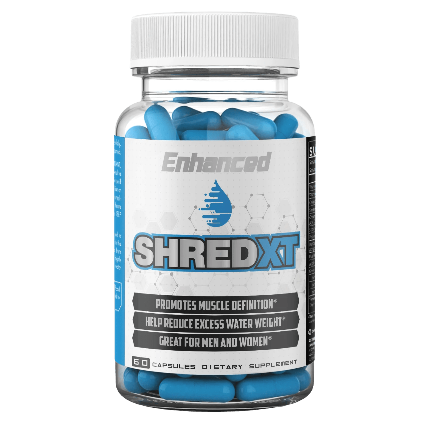 Enhanced Labs Shred XT – Rapid Water Weight Loss & Muscle Definition ...