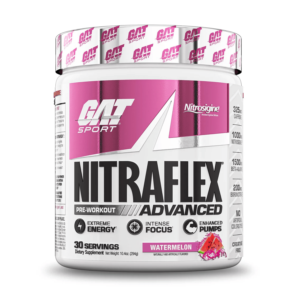 GAT Sport Nitraflex Advanced – Explosive Pre-Workout for Energy, Focus ...